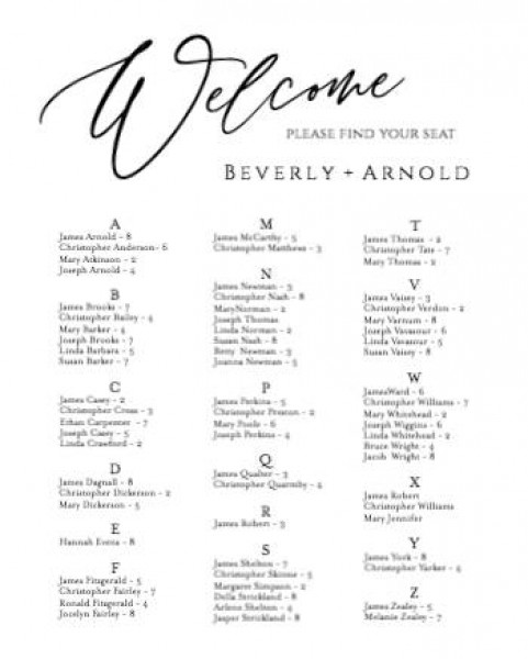 Tama Seating Chart Plan Alphabetical Plano Melvin Fico Arreglo ...